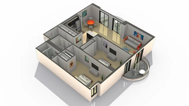 Twelve 00 | 2 Bed Apartment | ReNew Wheaton Center