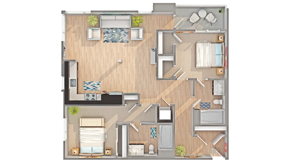 Floorplans | Arrive Wakaba | Luxury Apartments in Little Tokyo, LA