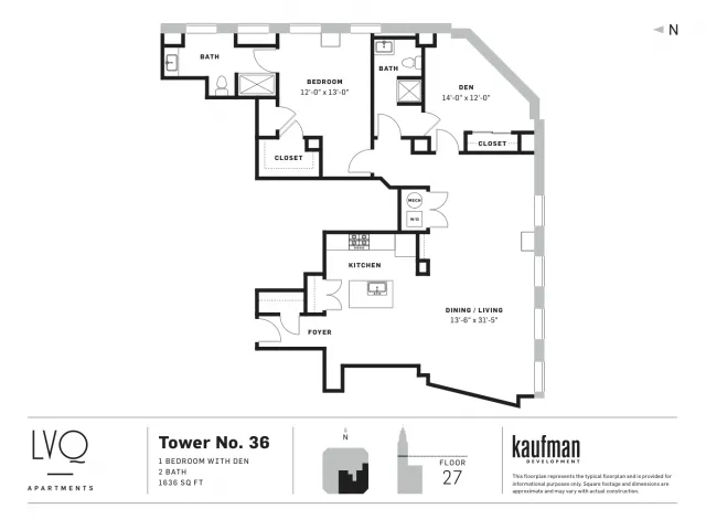 1 Bedroom Apartments | LeVeque Tower Apartments (new)