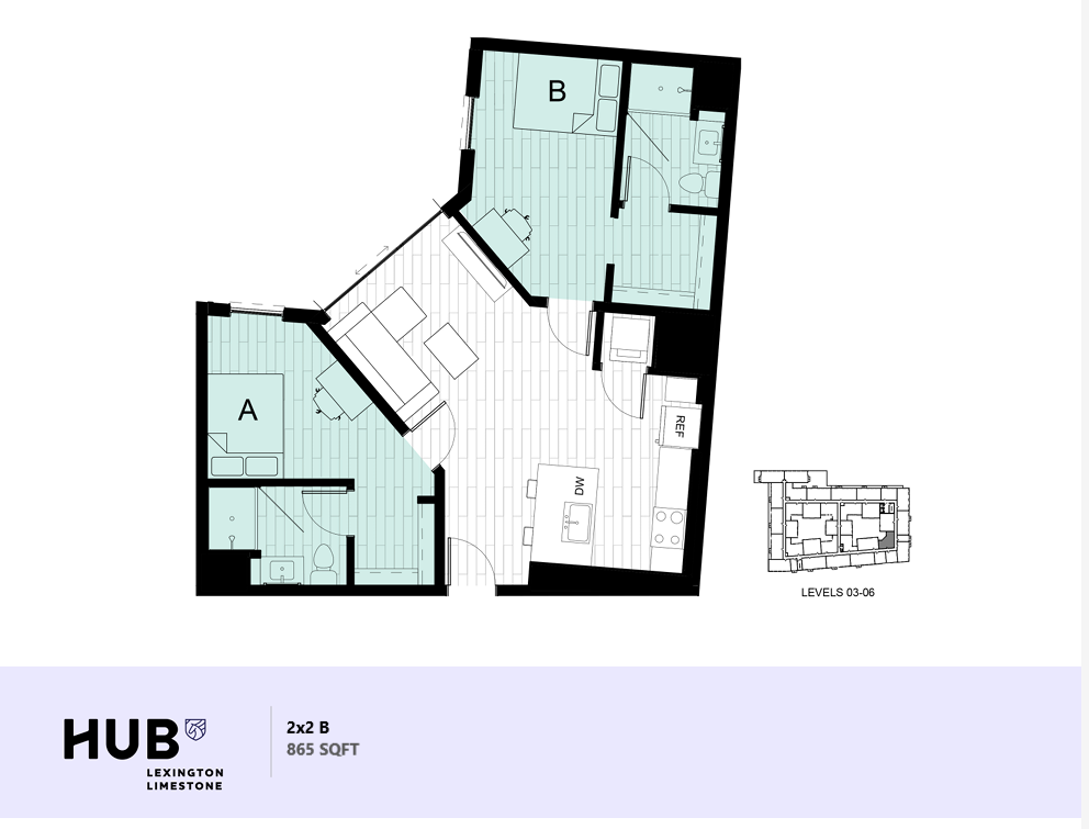 Hub Lexington - Limestone Apartment Rentals