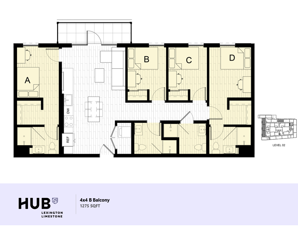 Hub Lexington - Limestone Apartment Rentals