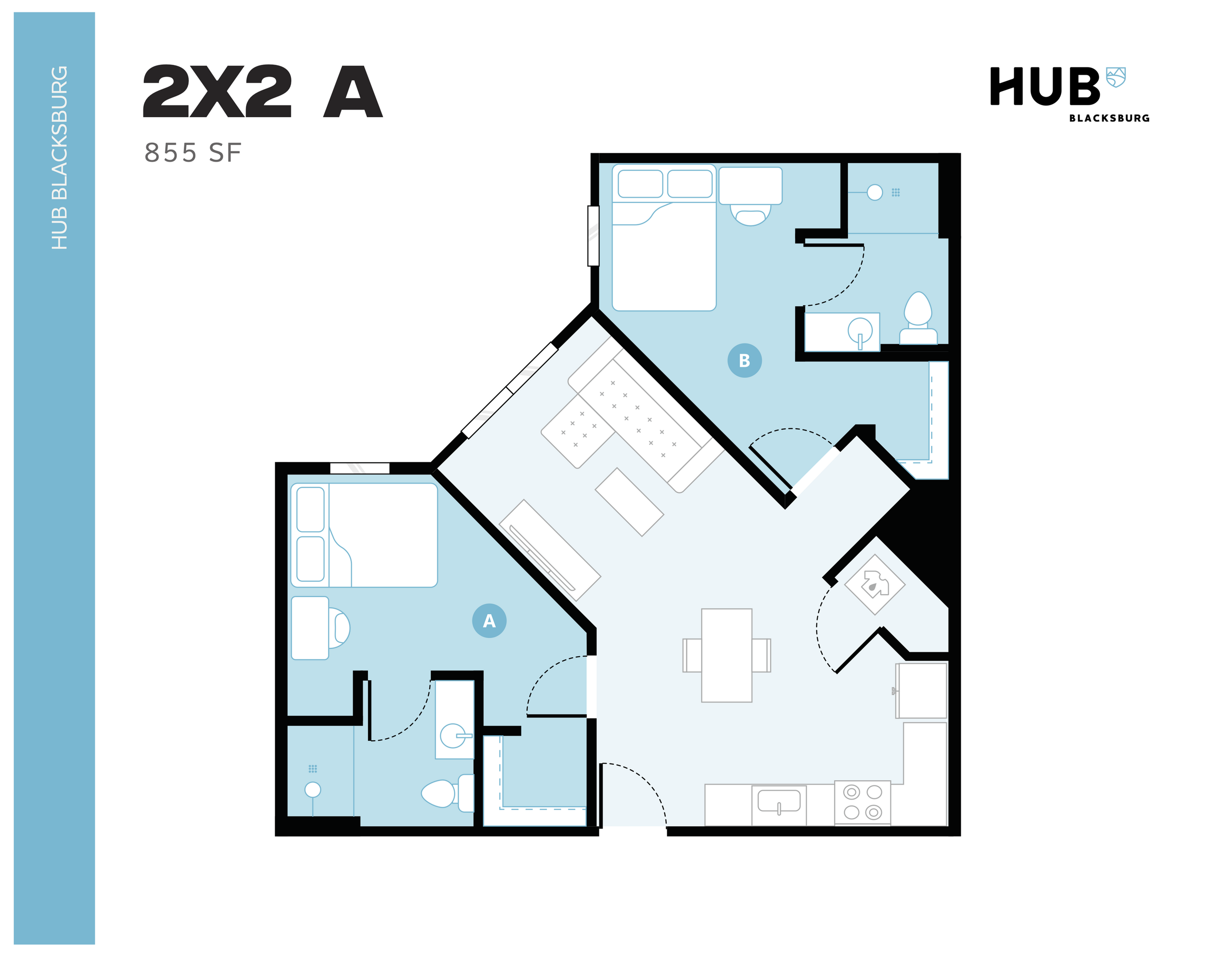 Hub Blacksburg - Hunt Apartment Rentals