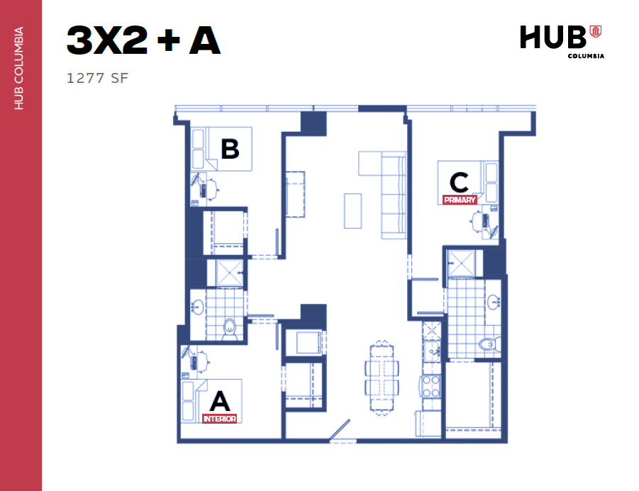 Hub Columbia Apartment Rentals