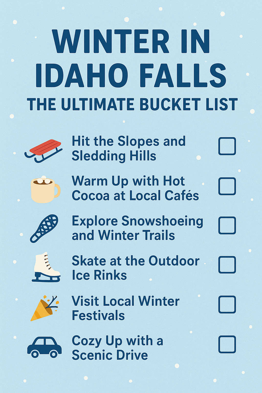 The Ultimate Winter Bucket List