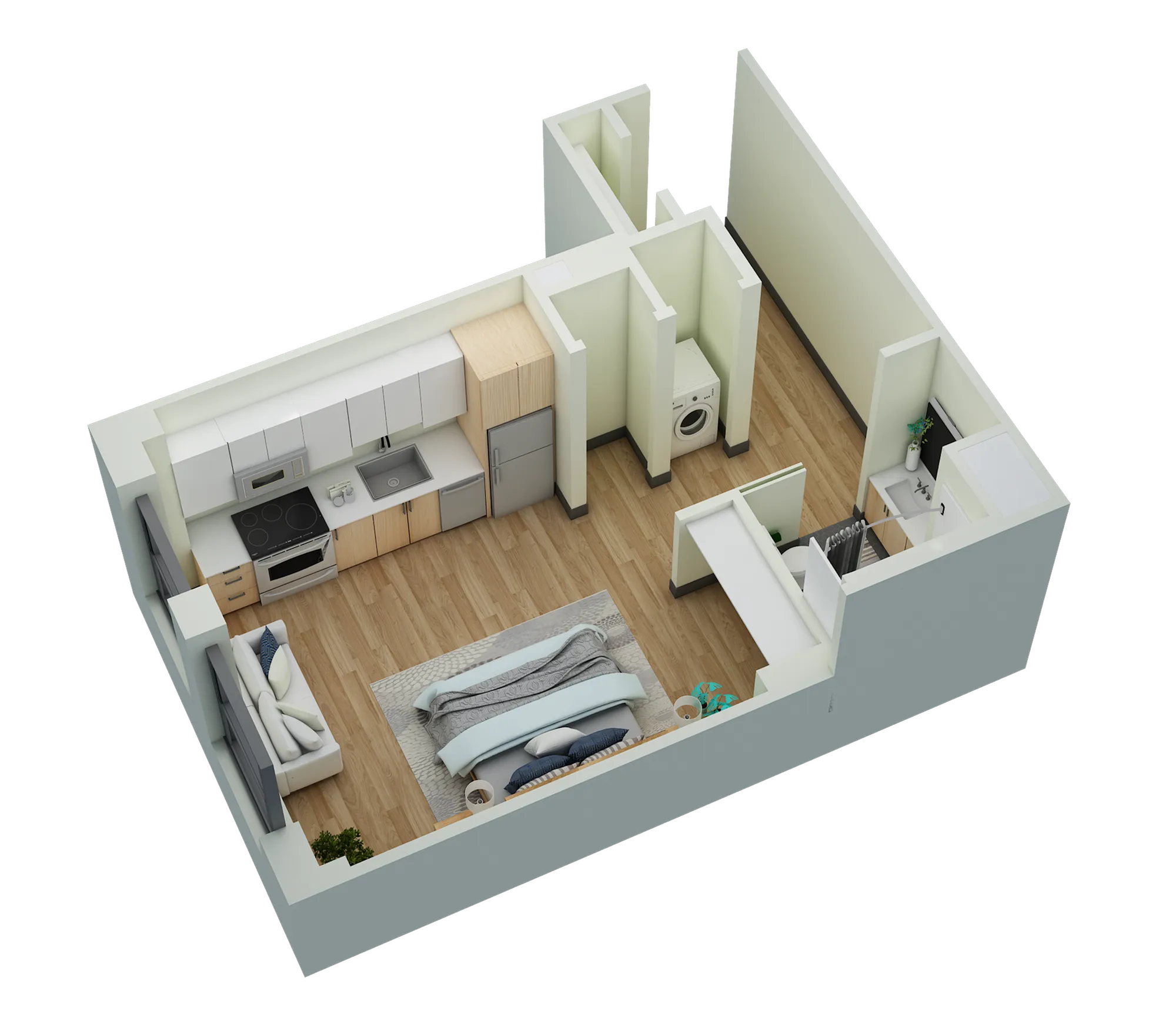 Studio - 1 Bed Apartments - Check Availability | The Frank