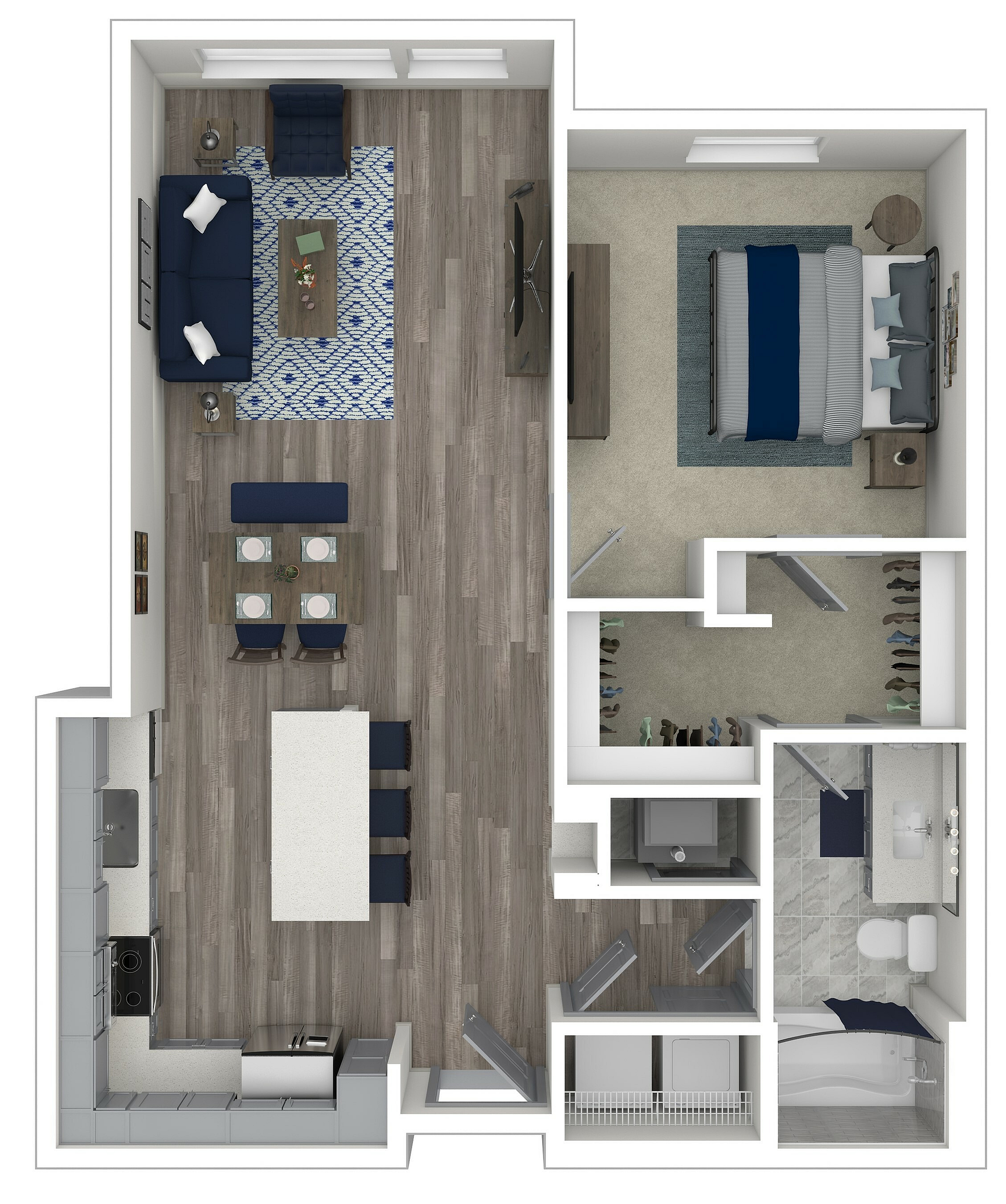 A4-The Muse | 1 Bed Apartment | The Addison at Universal Boulevard