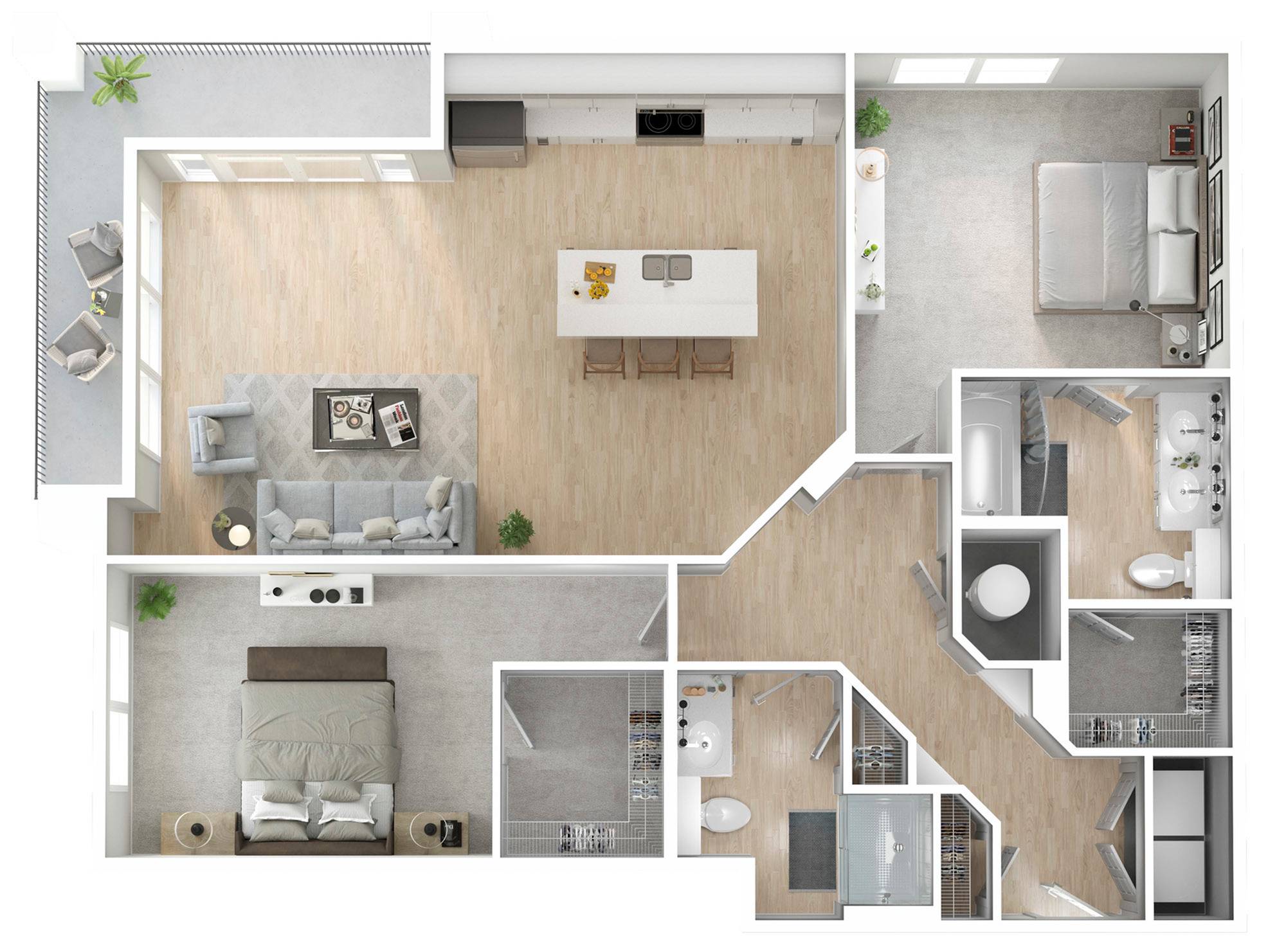 Studio - 3 Bed Apartments - Check Availability | 1160 Hammond