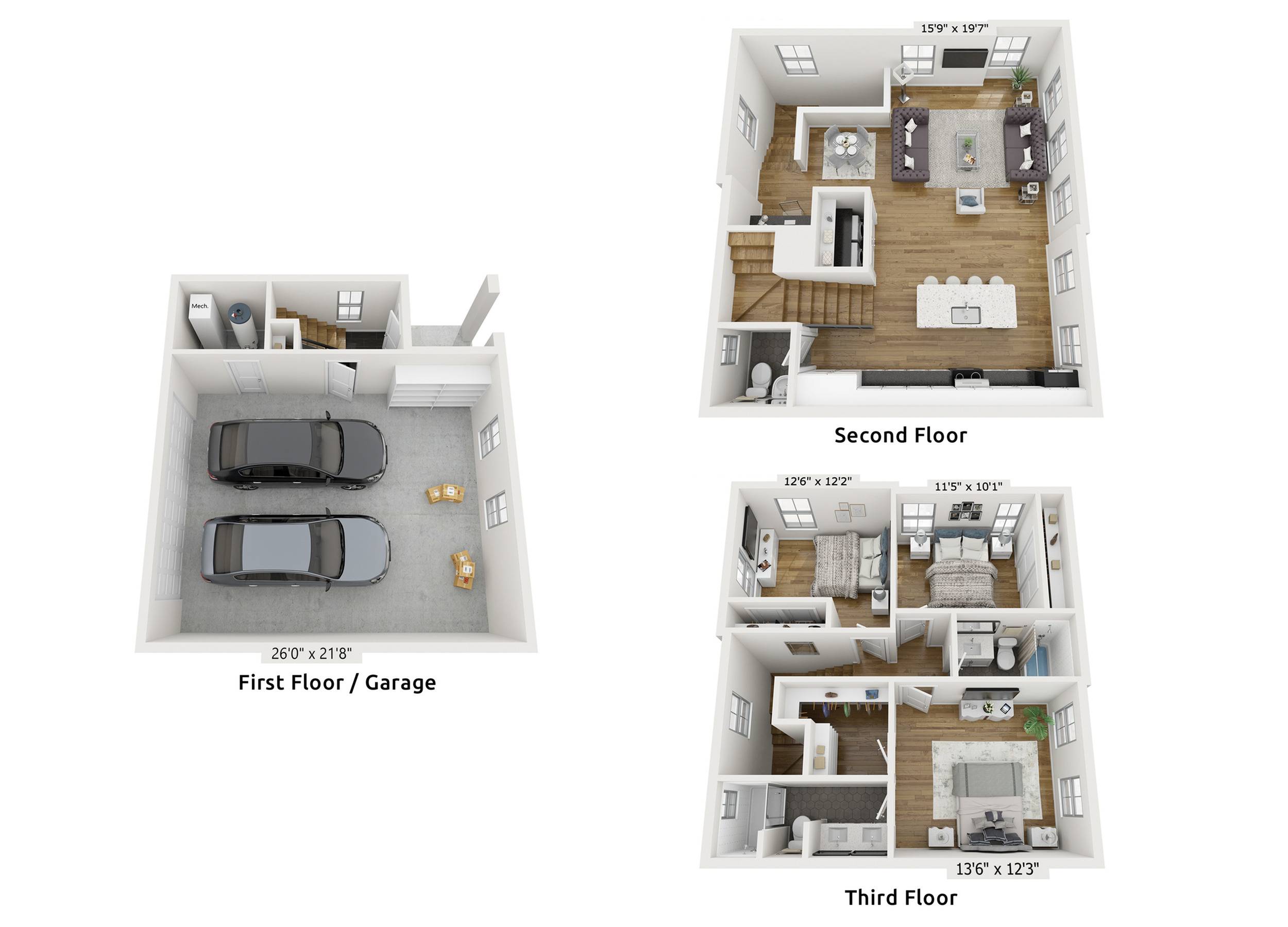 1 - 3 Bed Apartments - Check Availability | Anker Haus