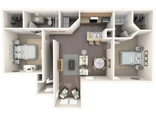 2B | 2 Bed Apartment | Caribbean Isle