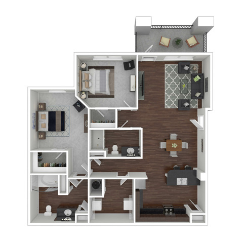 1 - 3 Bed Apartments - Check Availability | The Maxwell at Highland Creek