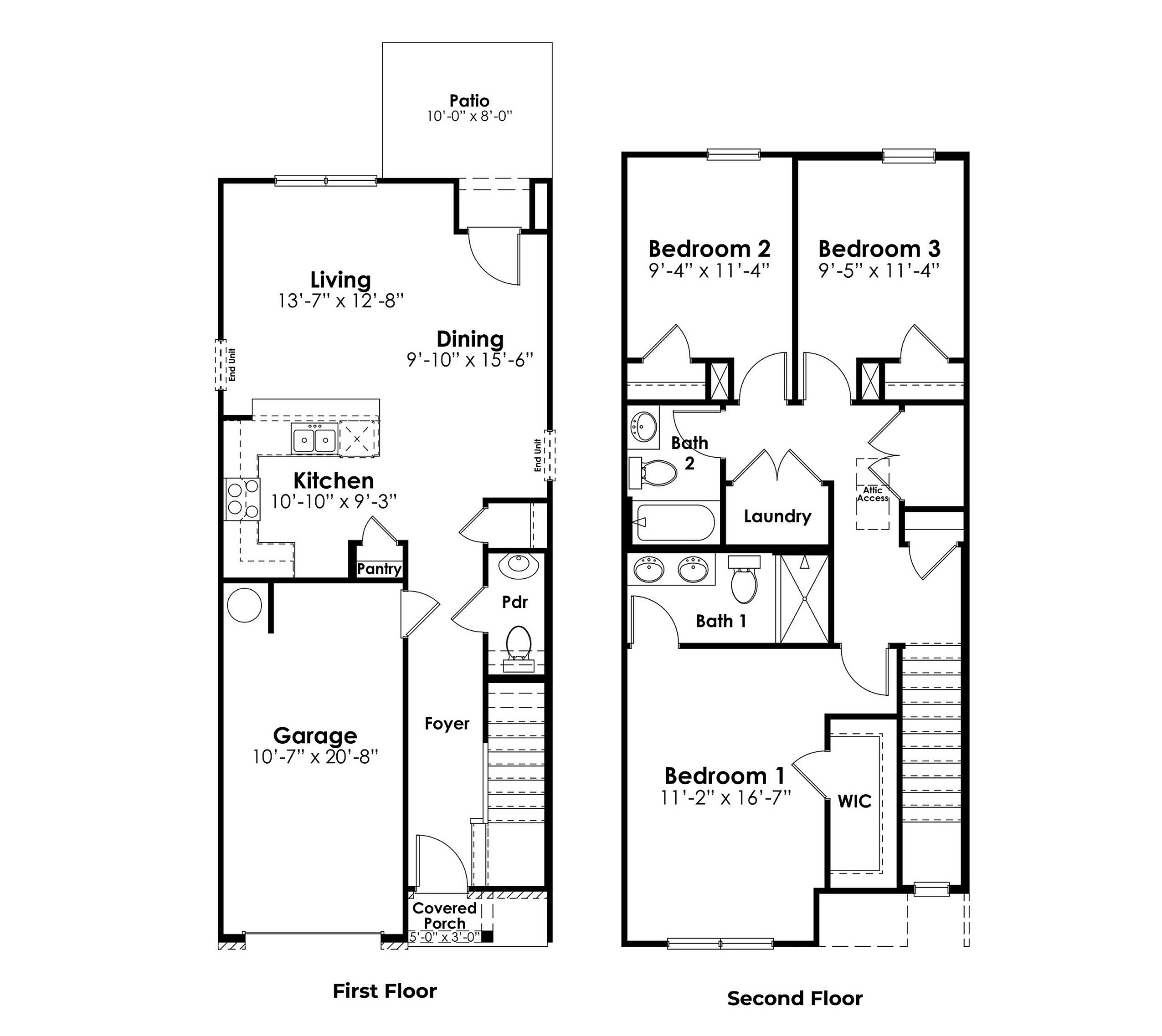 3 Bed Apartments - Check Availability | The Townes at Amber Bluff