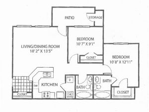 1 & 2 Bed Apartments | Toscana at Valley Ridge