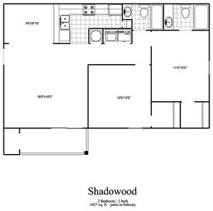 1 - 2 Bed Apartments - Check Availability | Shadowood Apartments