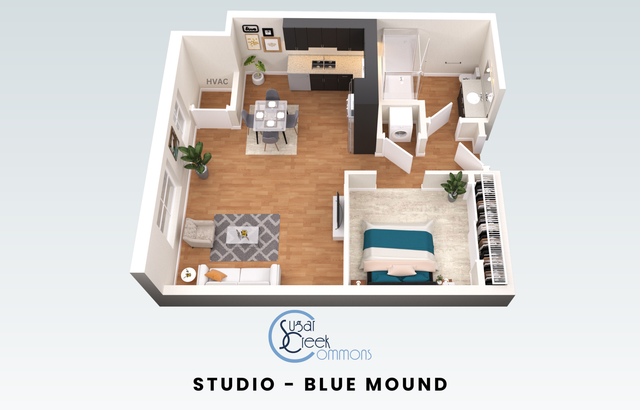 Studio - 2 Bed Apartments - Check Availability | Sugar Creek Commons