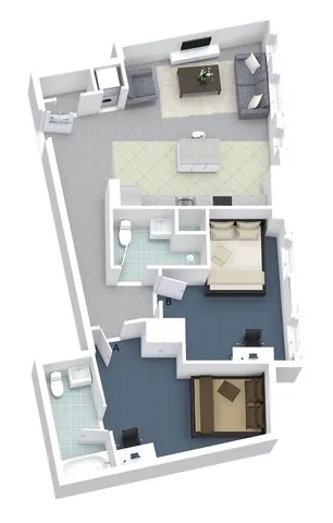 4, 3, 2 and 1 Bedroom Apartments | 20 Hawley