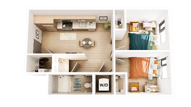Studio, 1, 2, 3 & 4 Bedroom Apartments | The Accolade