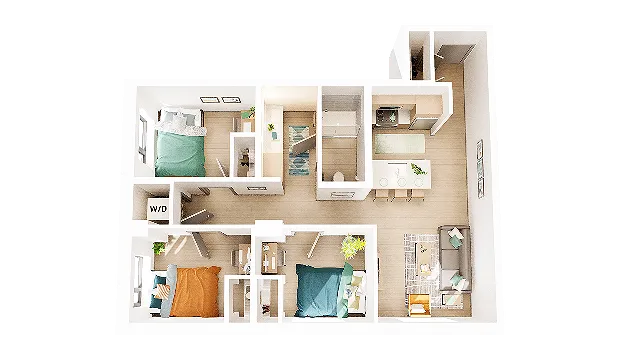 Studio, 1, 2, 3 & 4 Bedroom Apartments | The Accolade