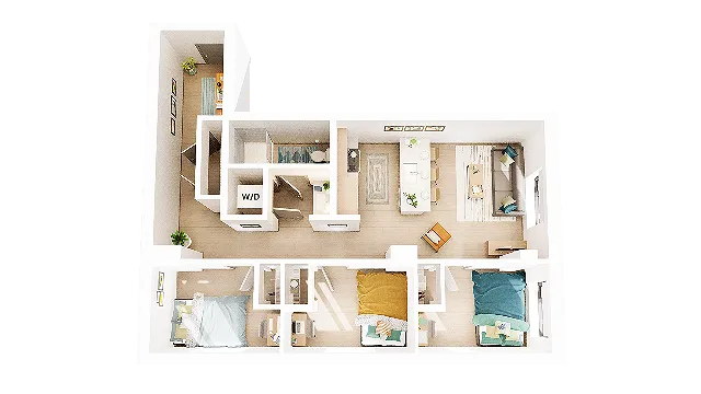 Studio, 1, 2, 3 & 4 Bedroom Apartments | The Accolade