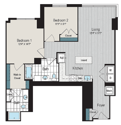Floor Plans | Meridian on First | Apartments in DC
