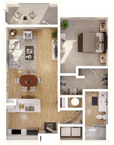 Floor Plans | The Addison at South Tryon Apartments in South Charlotte