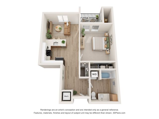 Studio - 2 Bed Apartments - Check Availability | Parkside Apartments