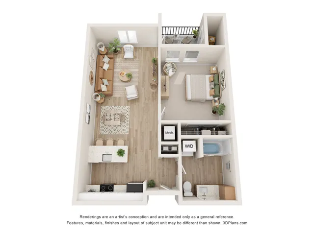 Studio - 2 Bed Apartments - Check Availability | Parkside Apartments