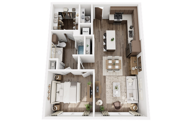 1 & 2 Bedroom Apartments in Richmond TX | Hanover Lakemont