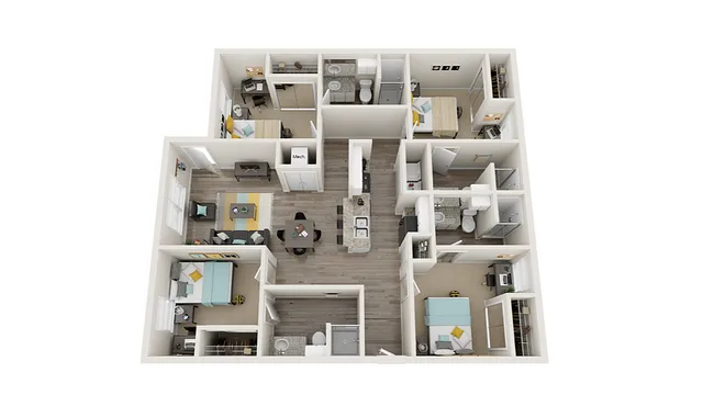 Floorplans, Pricing & Availability | The Social Normal
